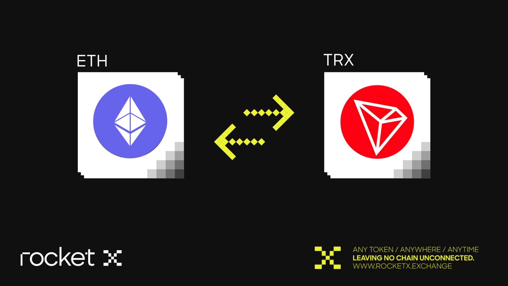 How to Convert Ethereum to TRON and Swap TRX to USDT on RocketX